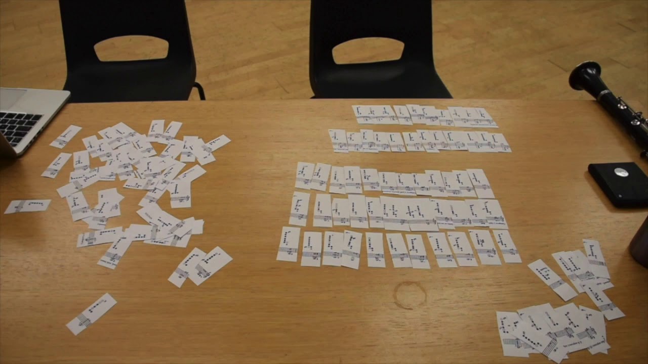 (timelapse) re-categorising Rehfeldt's clarinet multiphonics - YouTube
