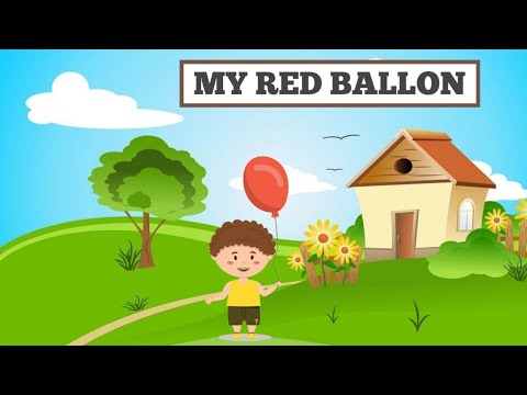My red ballon rhyme 🎈| English animated rhyme | My red ballon | My red ...