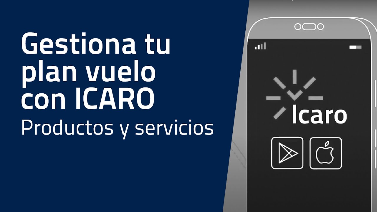 ICARO, la app de ENAIRE para gestionar tu plan de vuelo - YouTube