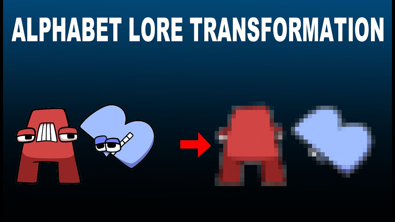 Alphabet Lore but they're all turned back | Alphabet Lore mas todos ...