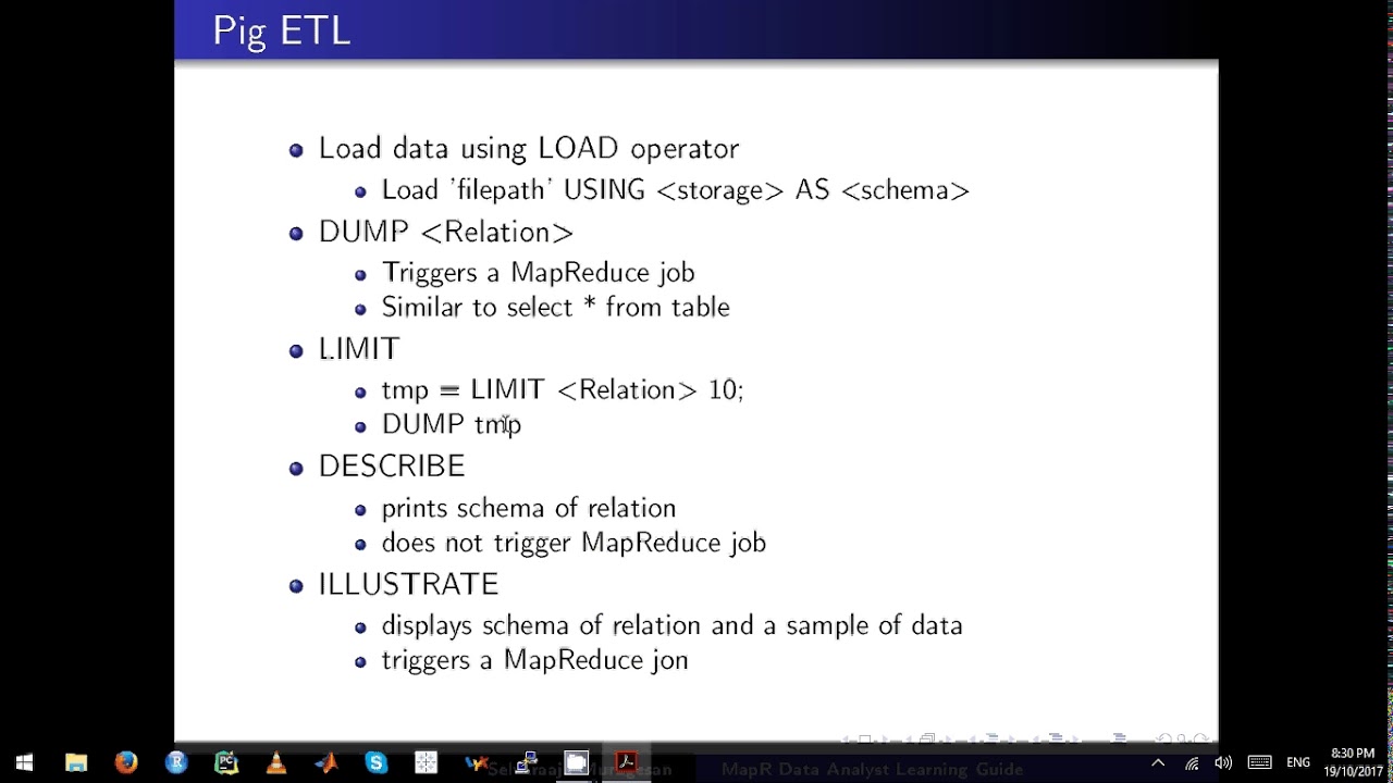 MapR Data Analyst Part 1 - YouTube