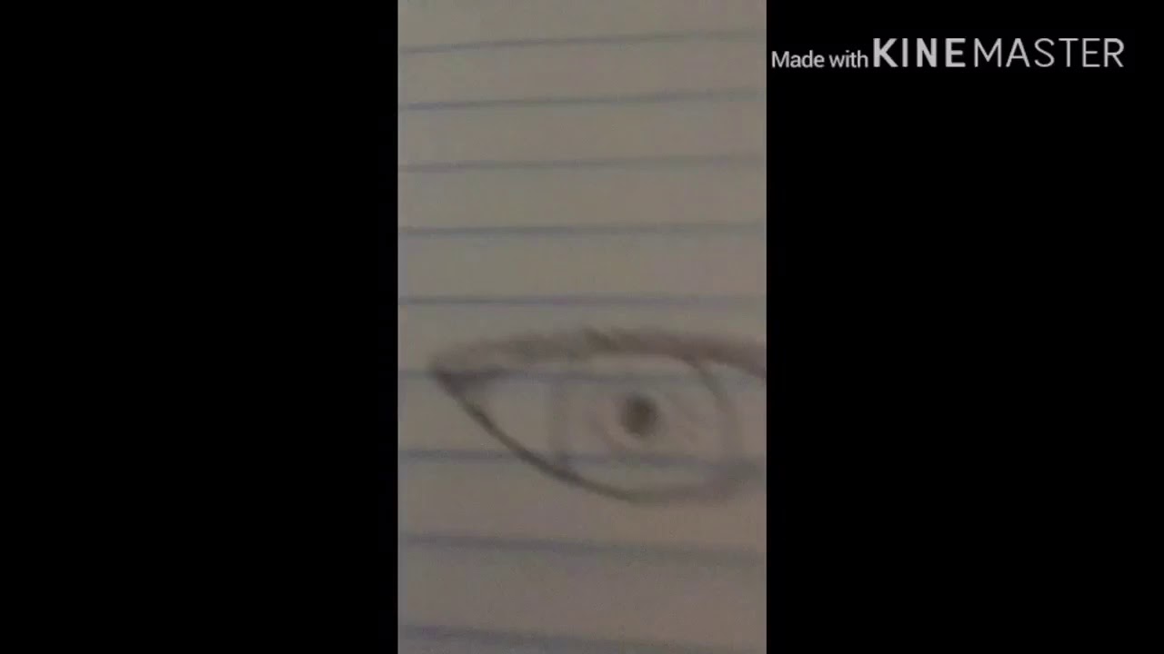 I drew an eye / speed draw - YouTube