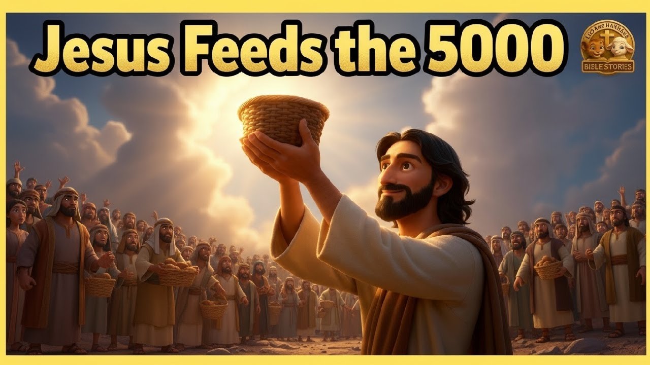 A Miracle! Jesus Feeds the 5000 Animated Bible Story for Kids ...