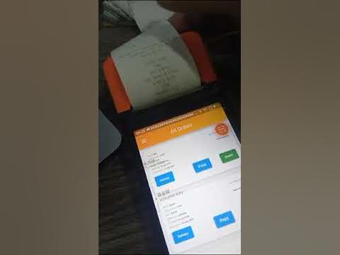Flutter sunmi printer || Flutter app connection with printer #shorts # ...