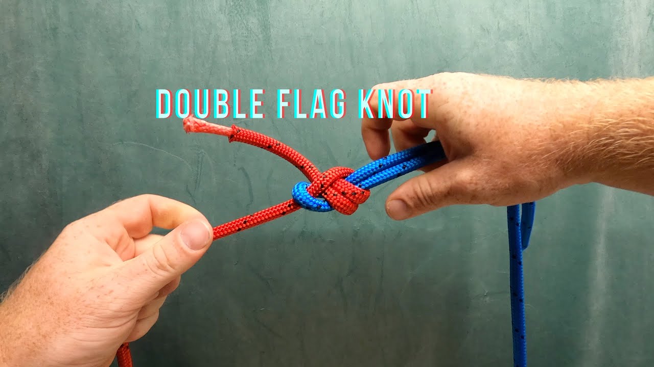 Double Flag Knot - Sailpro Knots - YouTube