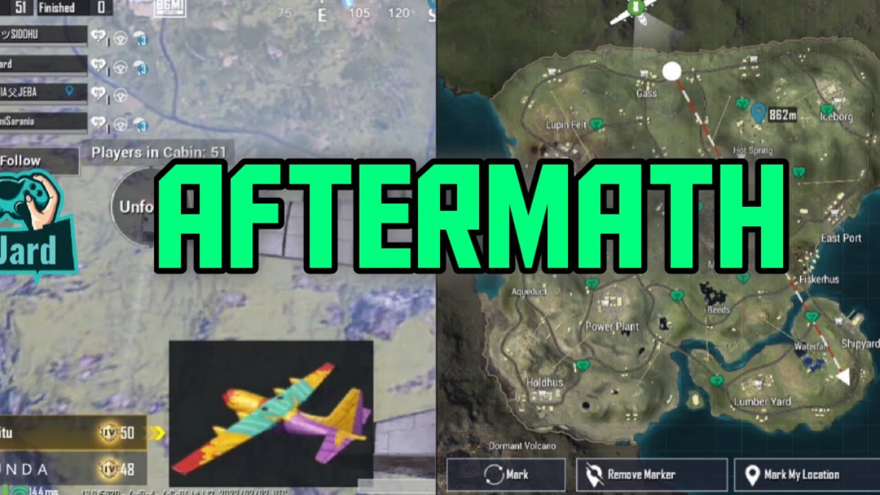 BGMI game play aftermath small map with destruction 🌋 - YouTube