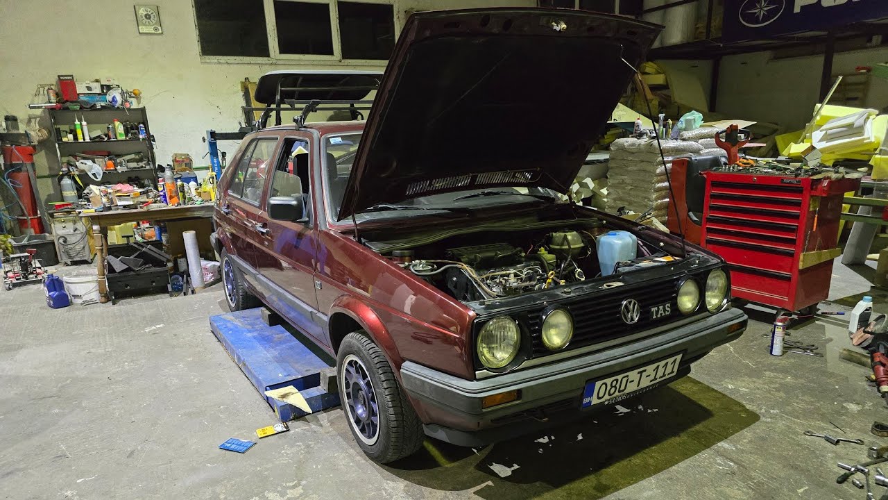 Golf 2 Ready to go/ Veliki servis i ugranja servo letve /Golf 2 TAS ...