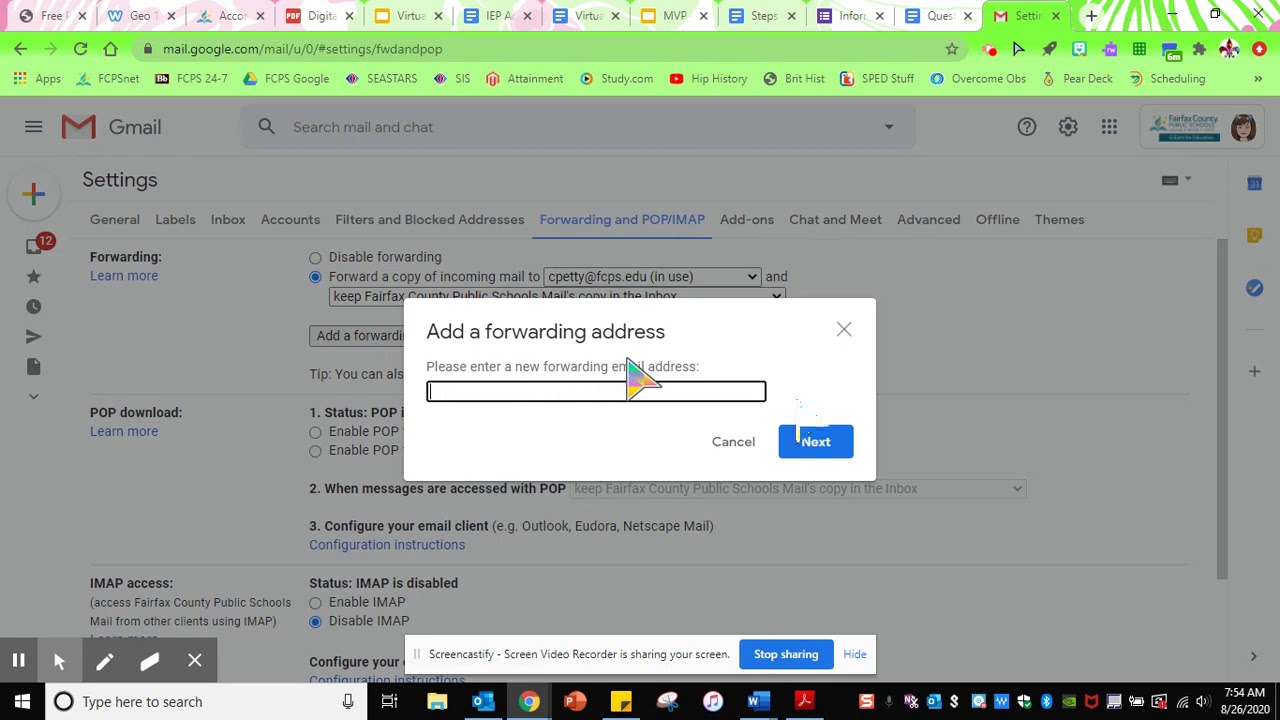 Forwarding Your School GMail - YouTube