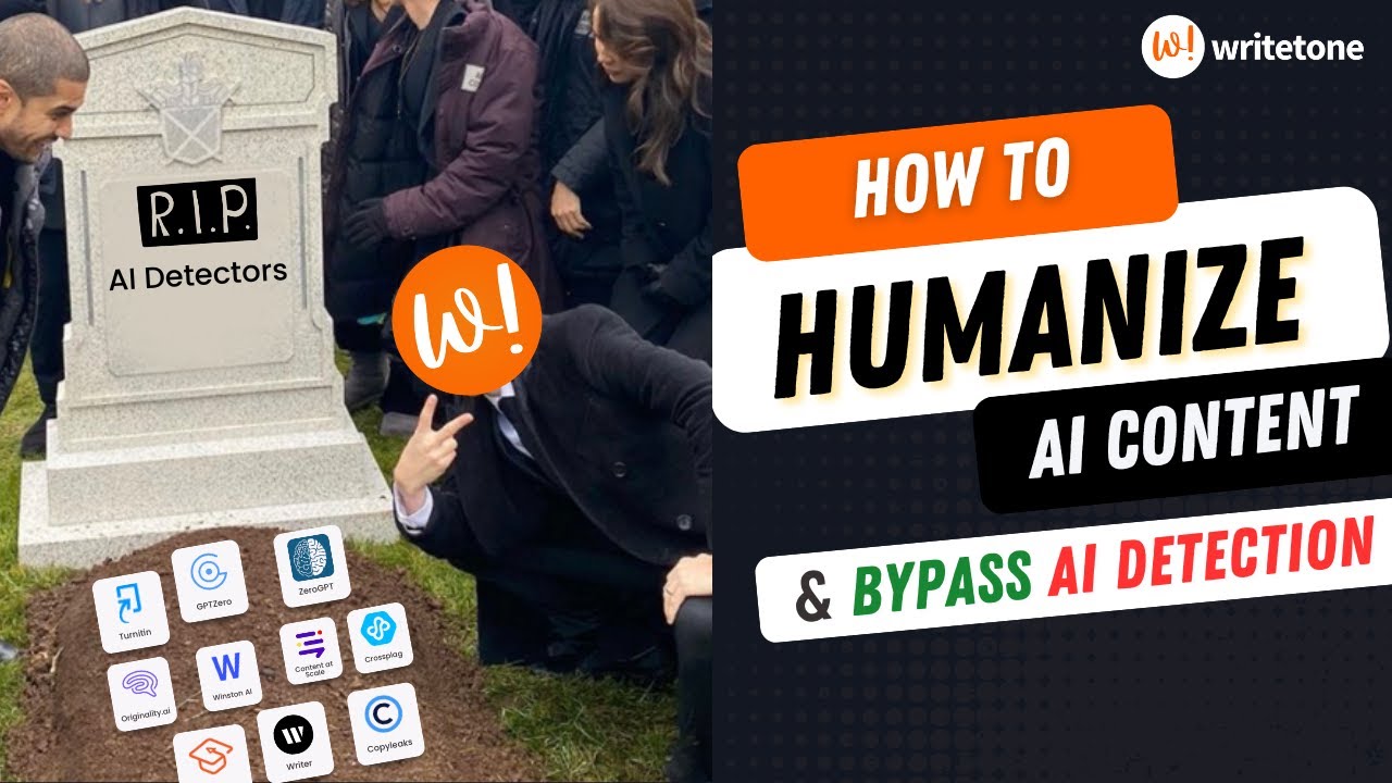 How to humanize AI content and bypass AI detection | Writetone HumanGPT #humanize #humanizer # ...