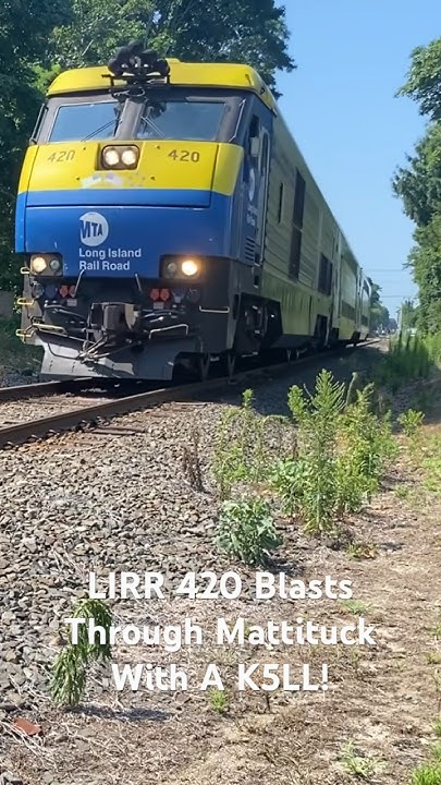 LIRR 420 Blasts Through Mattituck With A K5LL! #railfanning #railroad #lirr #train - YouTube