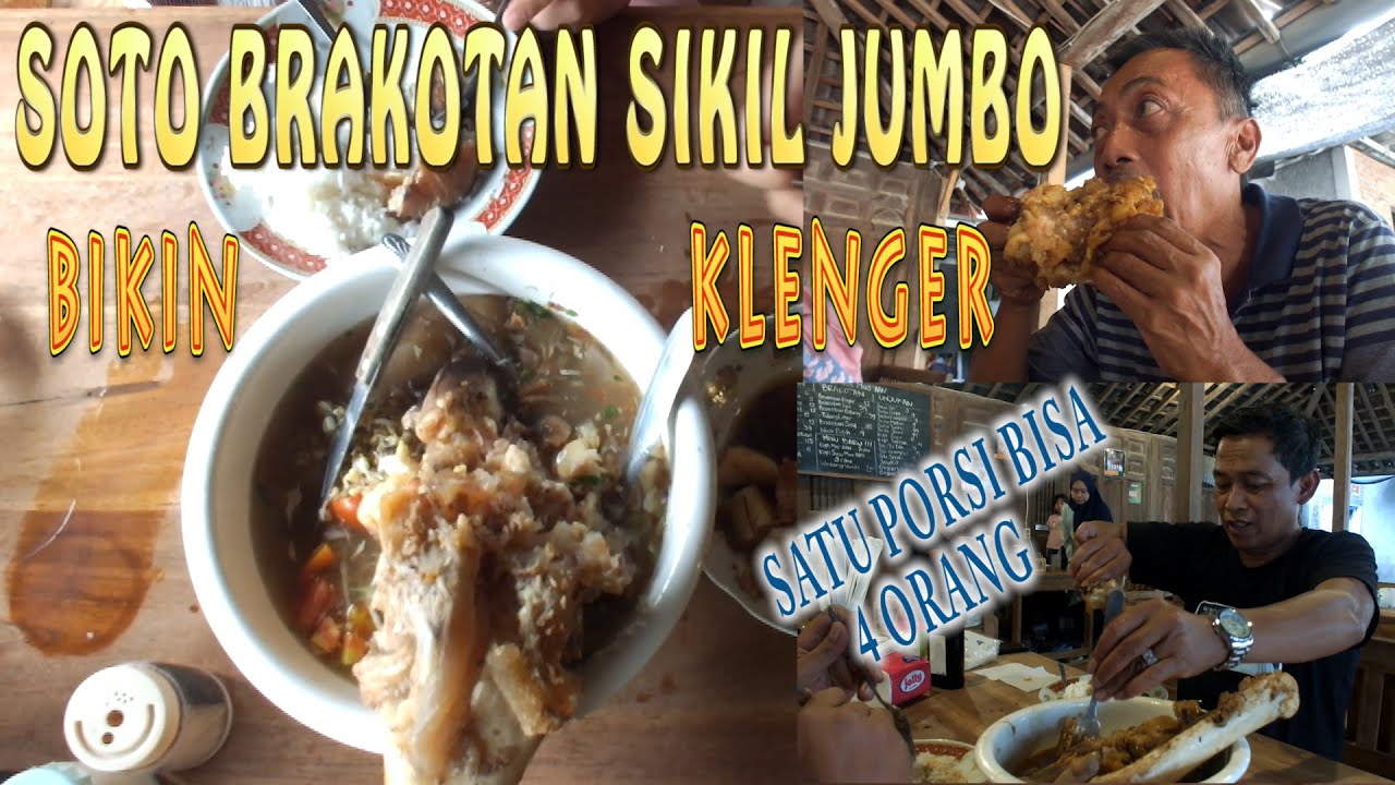 KULINER BRAKOTAN SIKIL JUMBO SAPI BIKIN KLENGER - YouTube