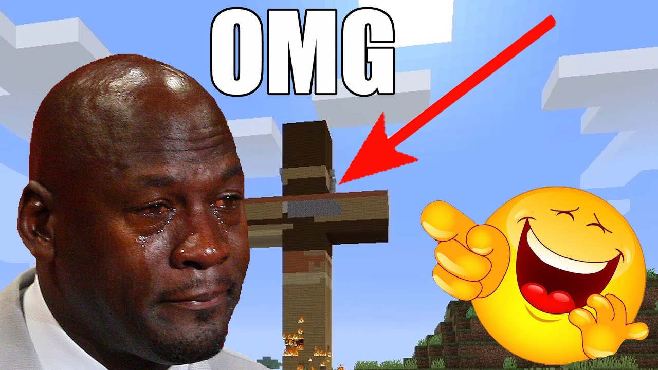 EPIC HOLY CROSS IN MINECRAFT!!! - YouTube