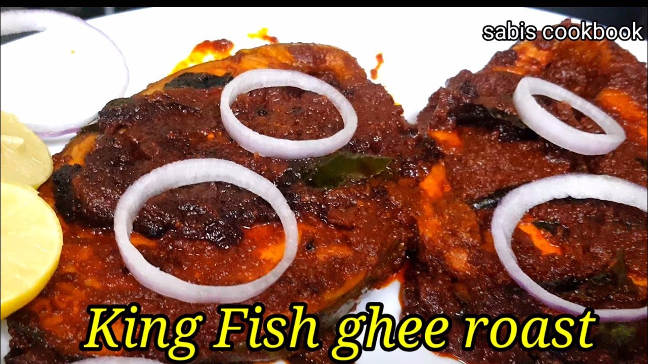 Mangalorean Special King Fish Ghee Roast /Tawa fish masala fry with ...