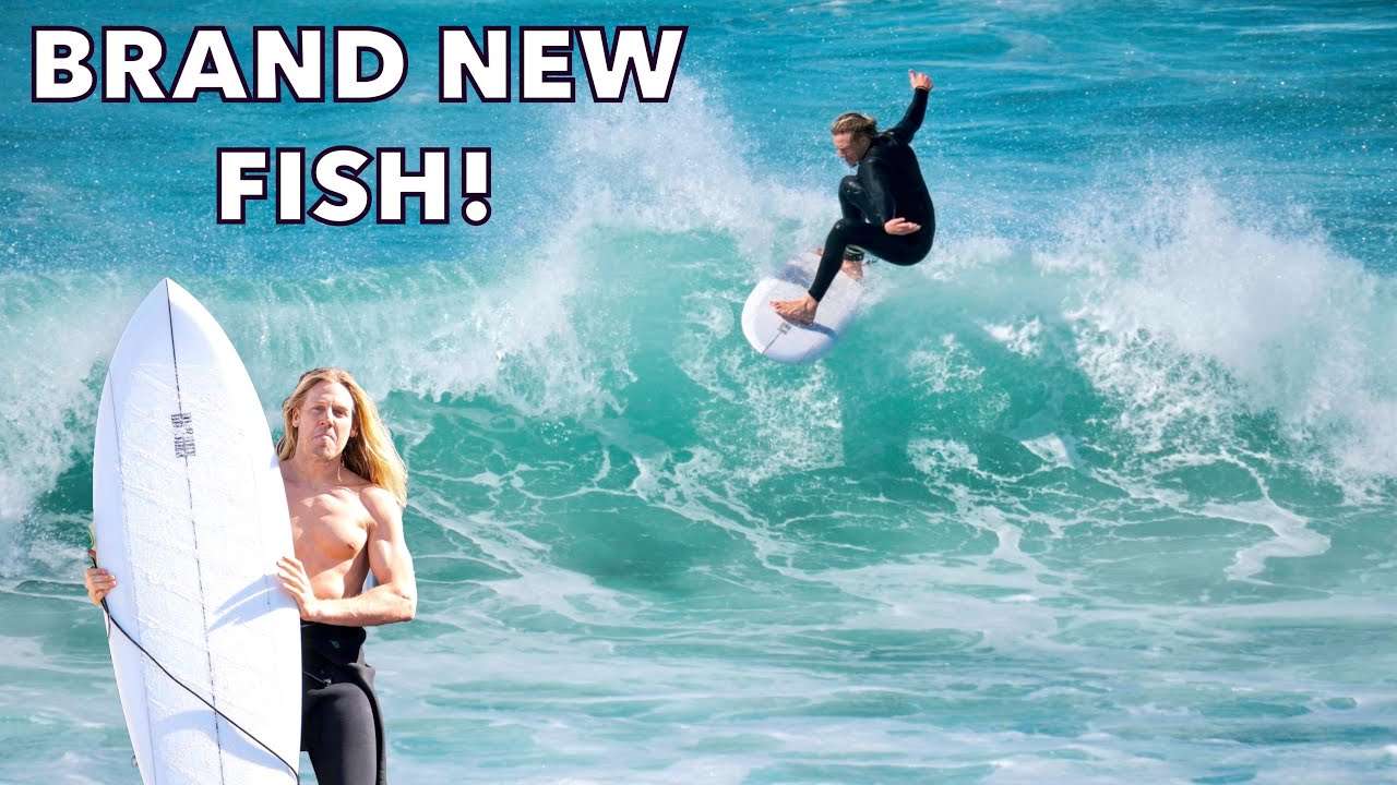 Testing BRAND NEW FISH Surfboard For The FIRST TIME! (5'7" 34L) - YouTube
