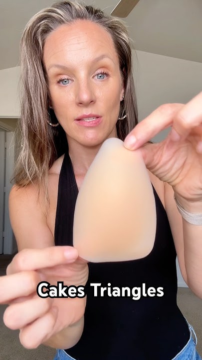 Cakes Triangles Demo . Lift, shape and stay put without a bra! - YouTube