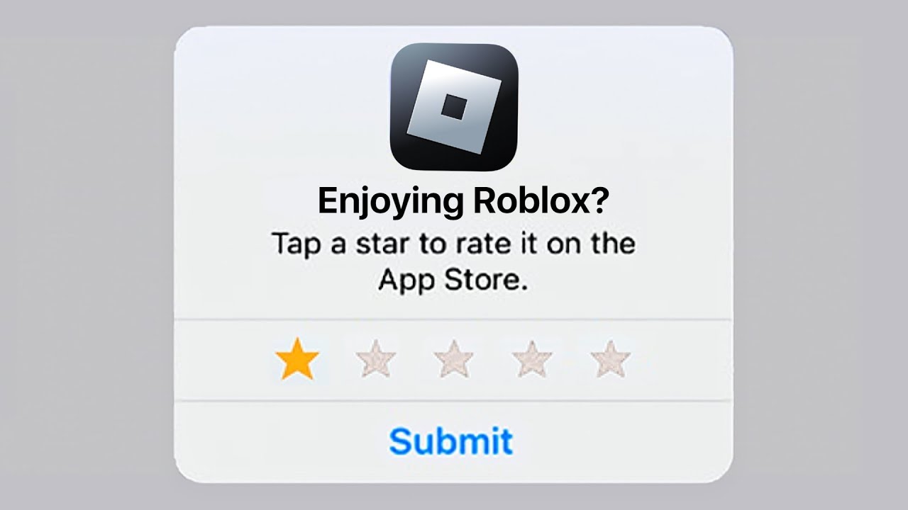 When You Rate ROBLOX 1 Star… - YouTube