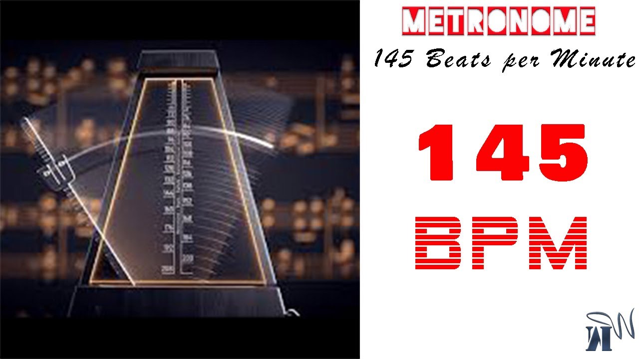 145 BPM Virtual Metronome (145 Beats per Minute) - YouTube