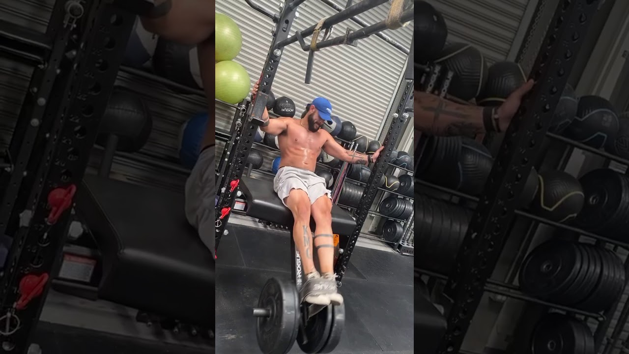 Leg Extensions on Reverse Hyper - YouTube