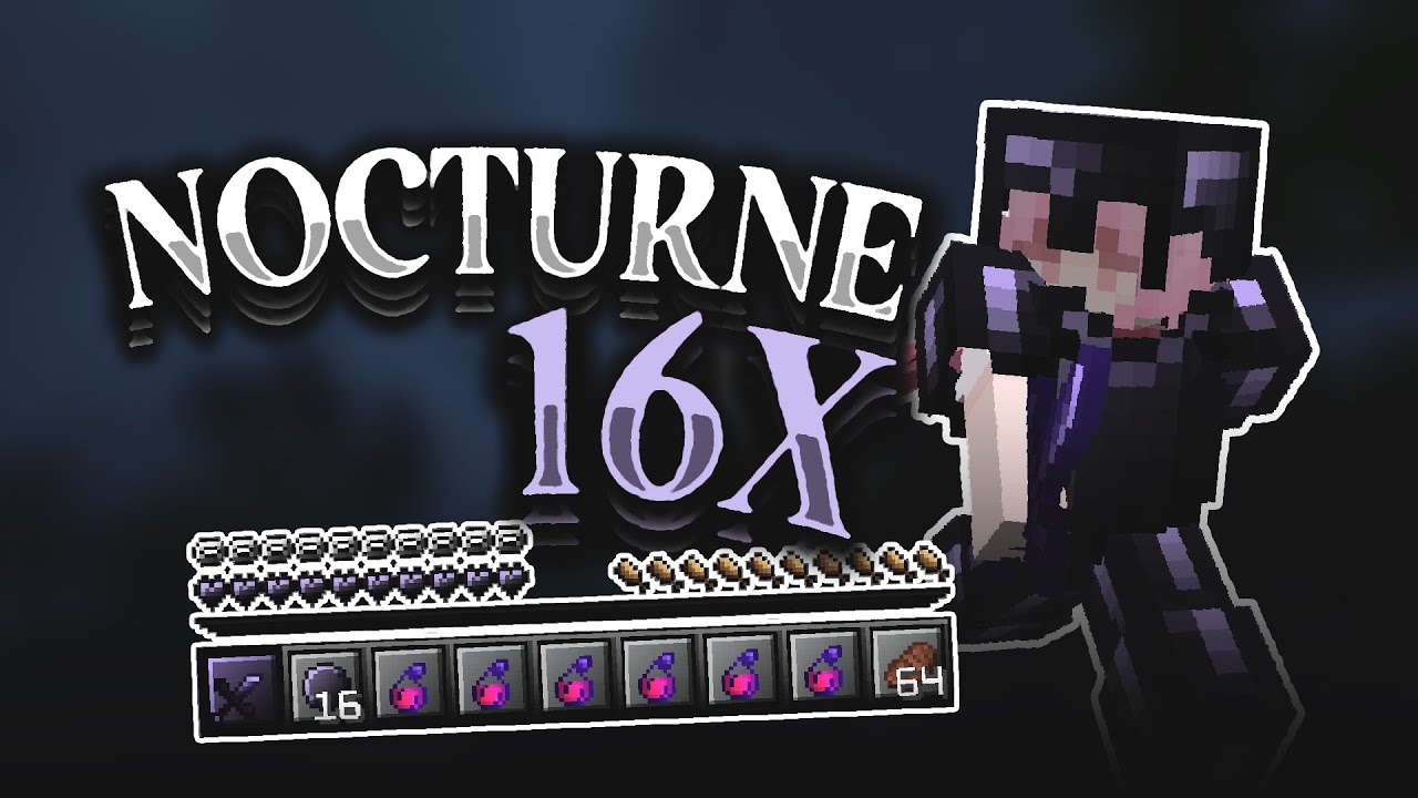 🌙 Nocturne 16x Minecraft PvP Texture Pack (Bedwars, Skywars, PotPvP ...
