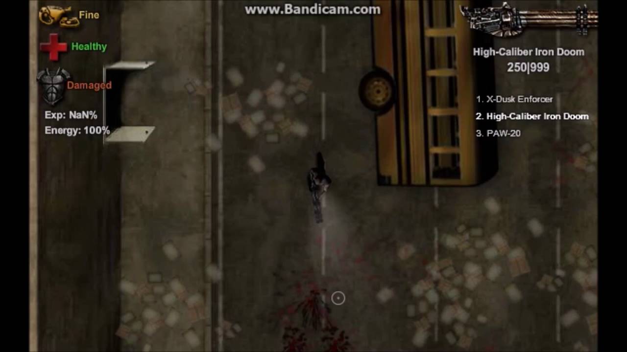 Dead Frontier 2D - Wraith Cannon working (unedited) - YouTube