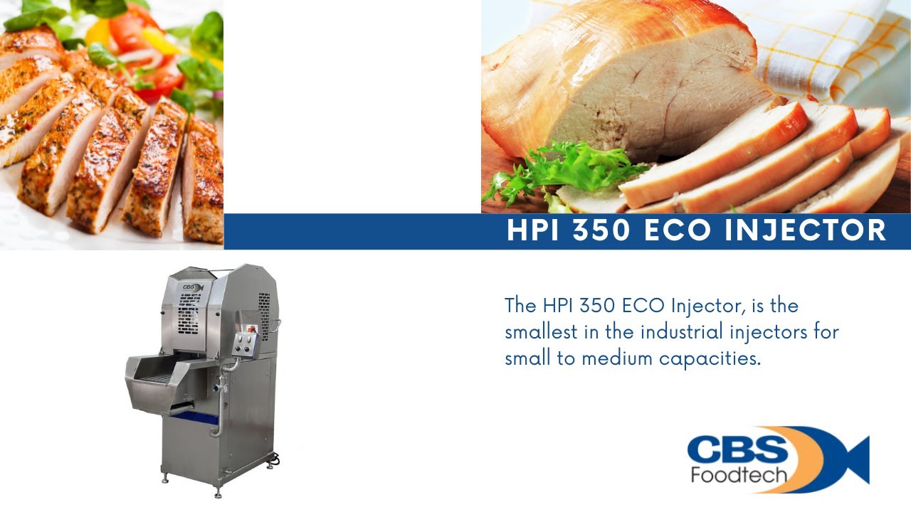 HPI 350 Eco Injector - Brine Bacon, Ham, Turkey, Chicken and other meat ...