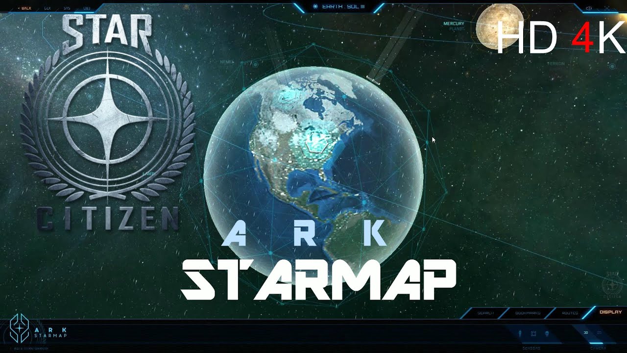 Star Citizen : Star Map -Sol System HD 4K - YouTube