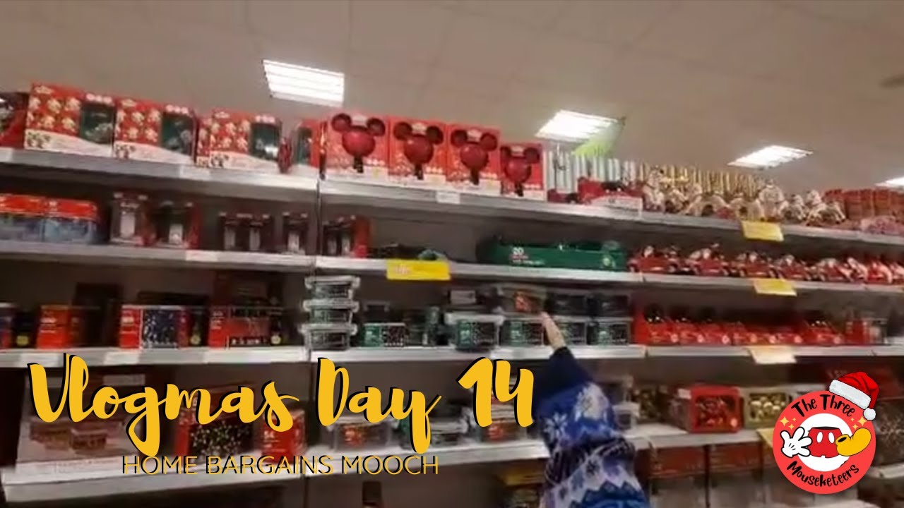 Home Bargains Mooch Vlogmas Day 14 - YouTube