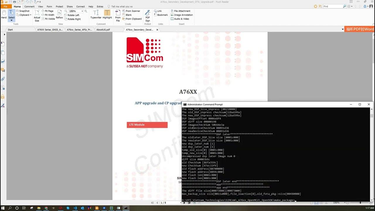 [EPI - SIMCom A7672S openMCU] FOTA - Kernel update - HTTP - YouTube