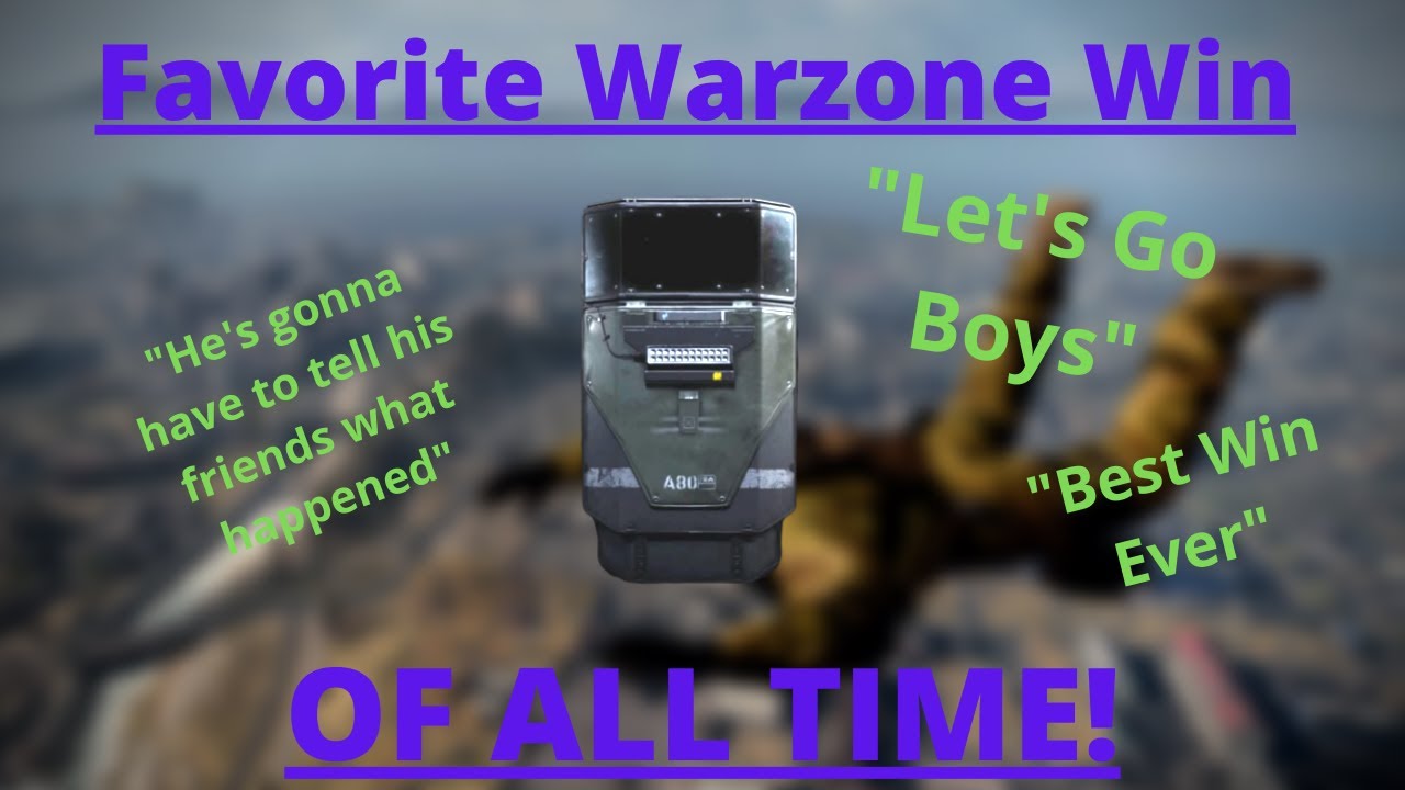 THE BEST WARZONE WIN YET!!! WINNING WITH RIOT SHIELDS!!! (Call of Duty ...