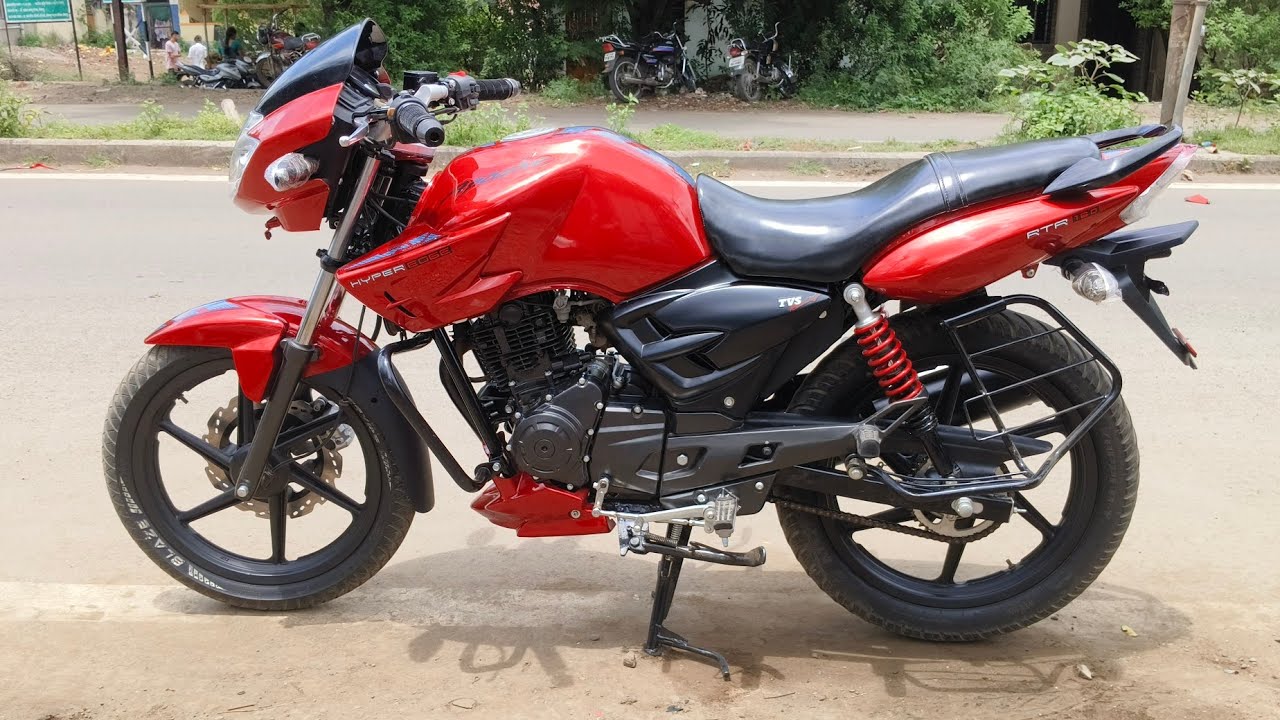 Apache 160 candy red - YouTube