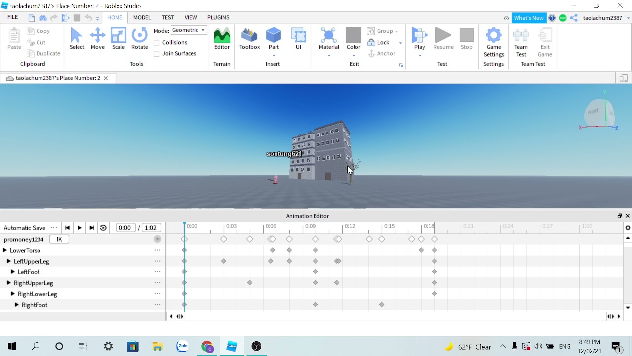 animation test 1 - YouTube
