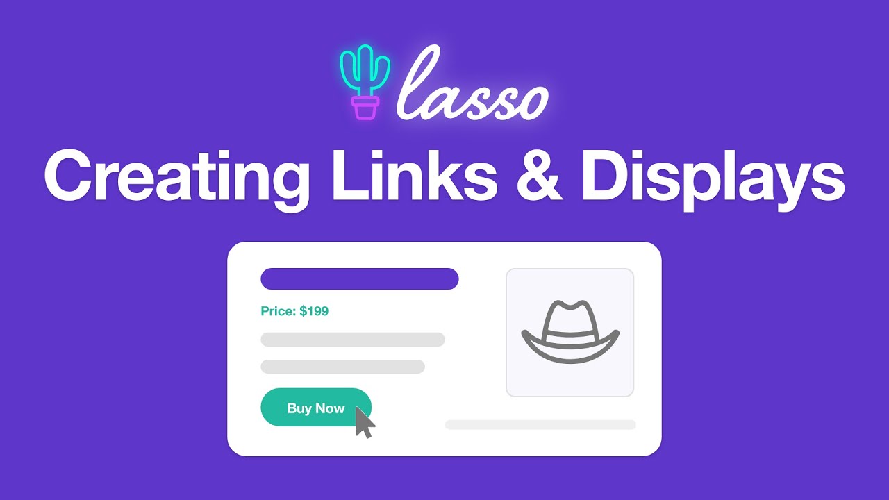 Creating Lasso Links and Displays | Lasso Affiliate Marketing - YouTube