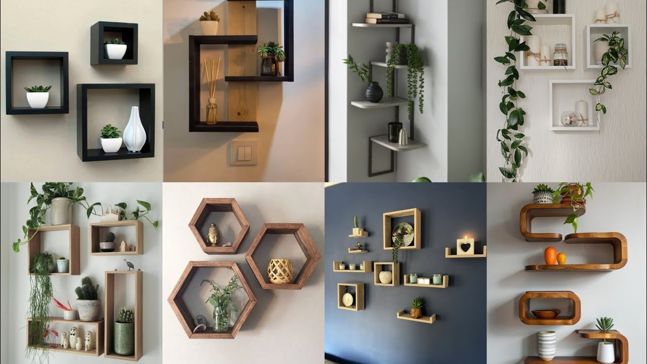 Beautiful and pretty wall floating shelves decor #home#stylishdecor ...