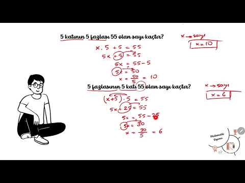 Cebirsel İfadeler | Problem Çözümü | 6. Sınıf Matematik | #denklemler #cebirselifadeler #konuanlatım