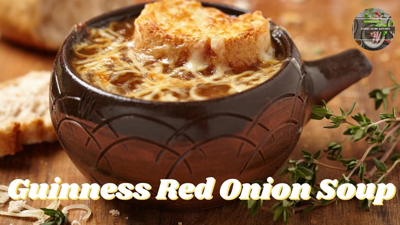 Guinness Red Onion and Cheddar Soup/Traditional Guinness Soup - YouTube