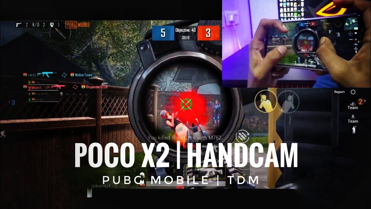 POCO X2 PUBG MOBILE HANDCAM | 4 FINGER CLAW FULL GYROSCOPE - YouTube