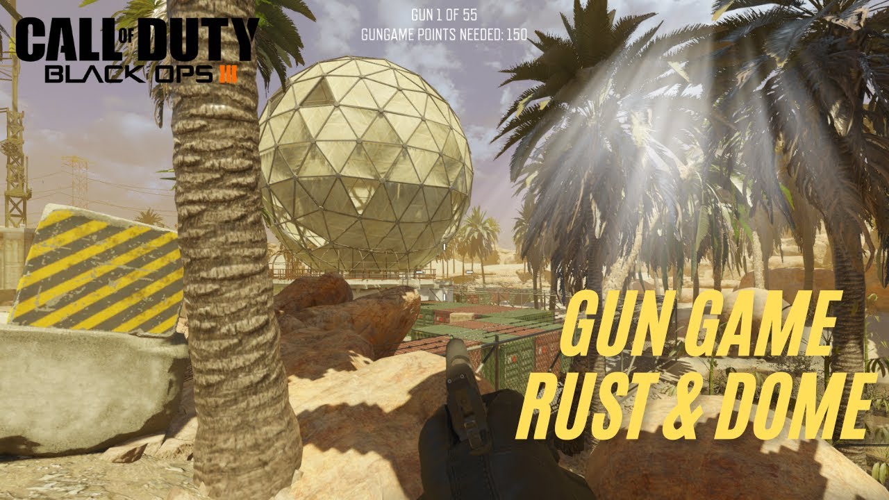 Gun Game zombies on Rust & Dome custom map - YouTube