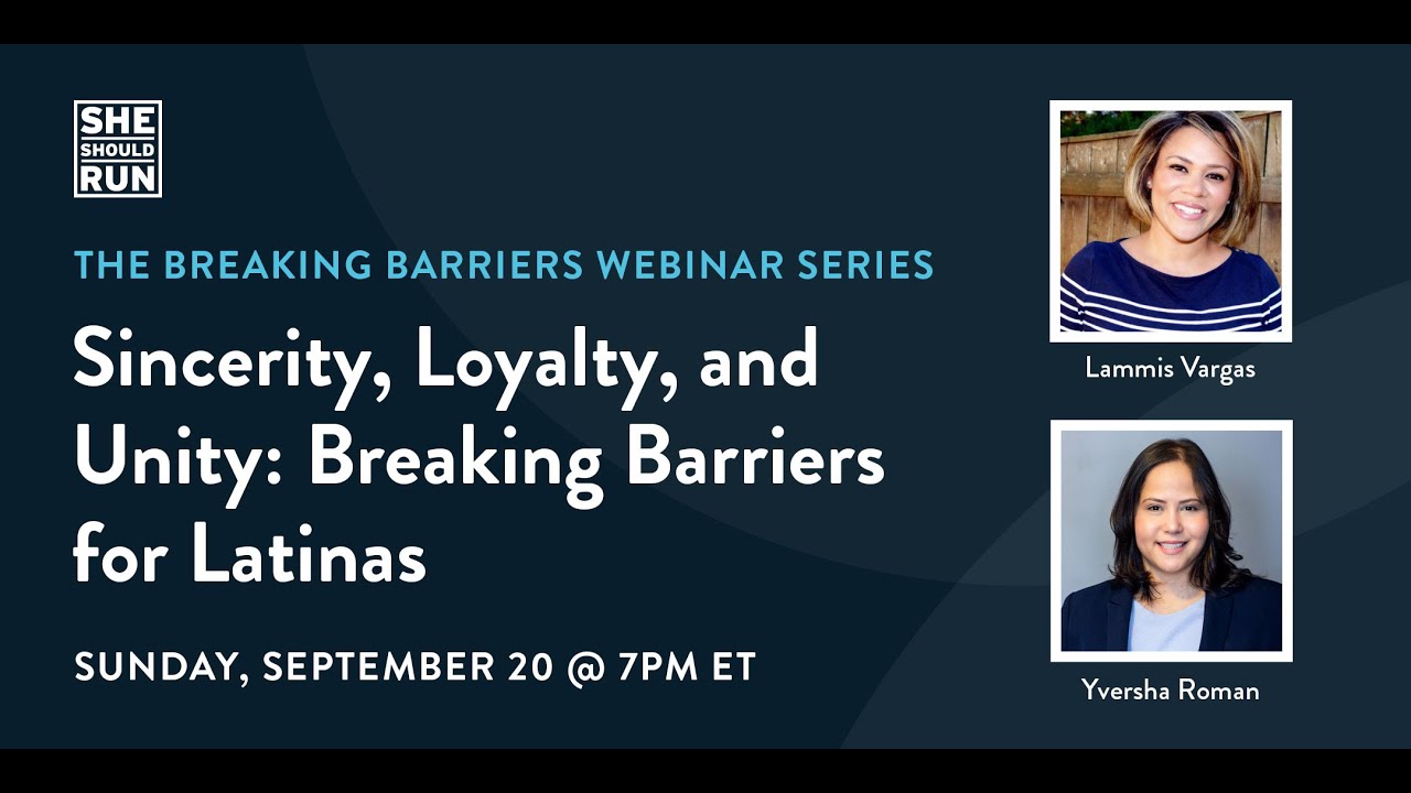 Sincerity, Loyalty, and Unity: Breaking Barriers for Latinas - YouTube
