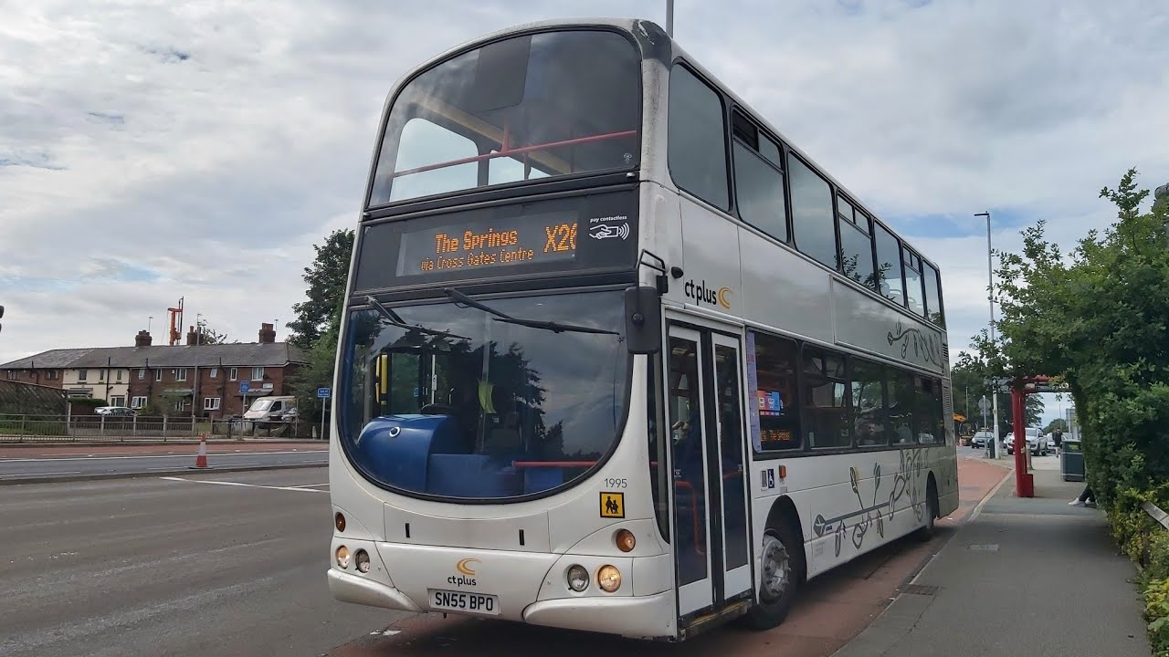 Service: X27 | CT Plus Yorkshire Wright Eclipse Gemini 1995 (SN55 BPO ...