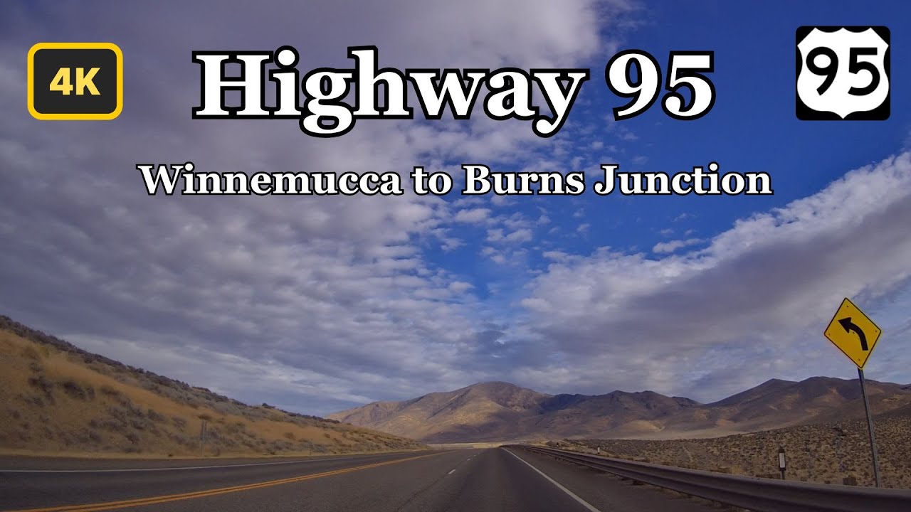 US Highway 95 Winnemucca Nevada to Burns Junction Oregon - YouTube