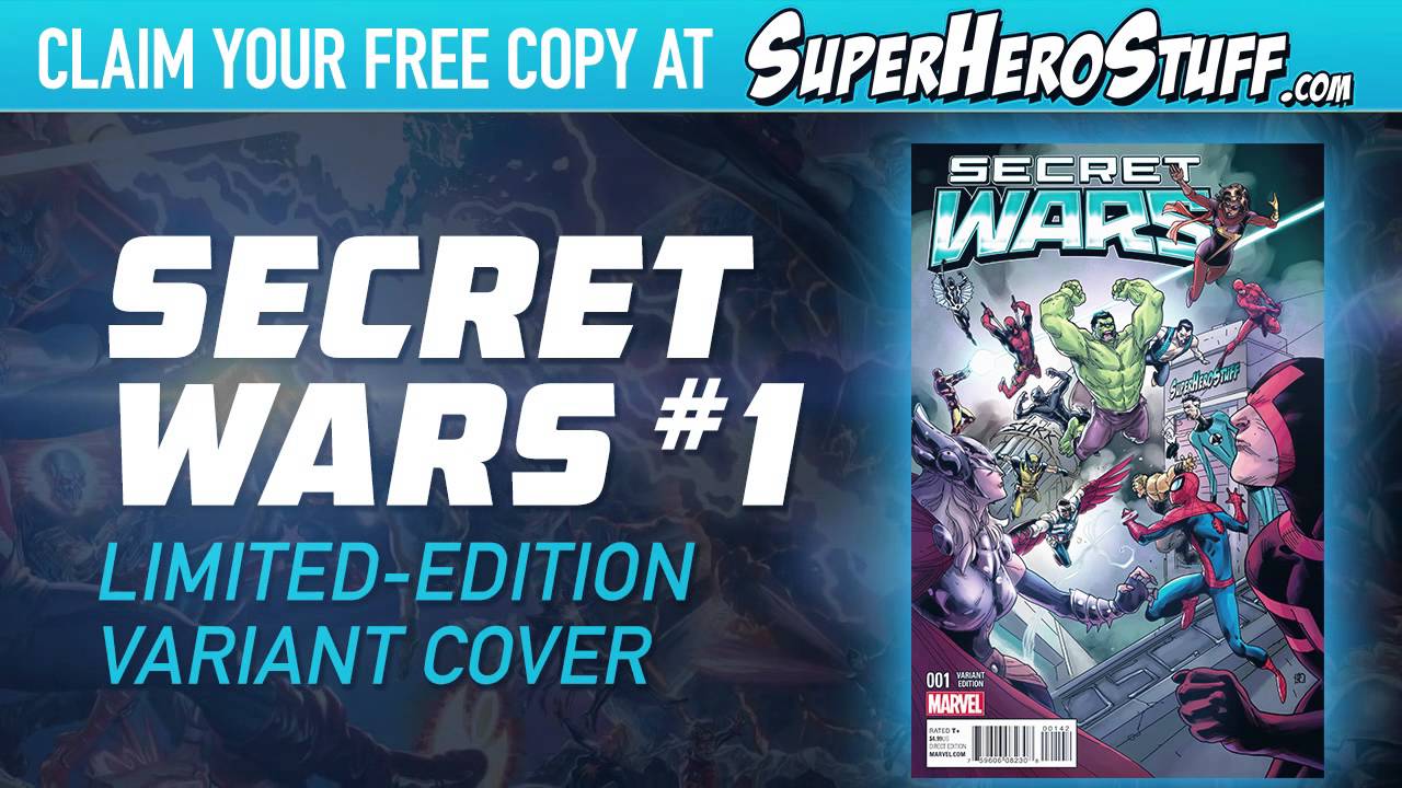 Free Secret Wars #1 Variant Cover - YouTube