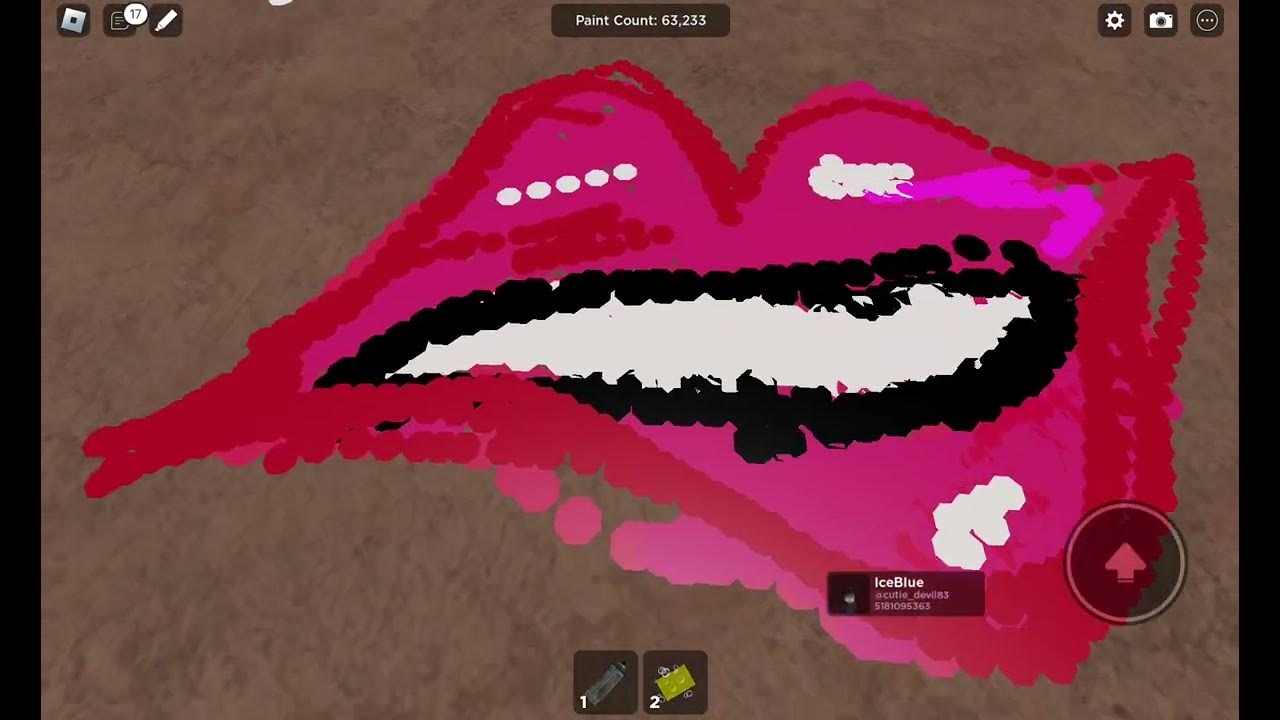 my first drawing in spray paint robloxm - YouTube