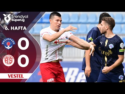 Vestel | Kasımpaşa (0-0) Antalyaspor - Highlights/Özet | Trendyol Süper Lig - 2024/25