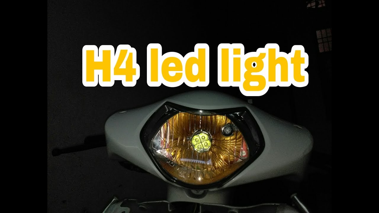 how to install H4 led light | for all two wheelers| honda aviator - YouTube
