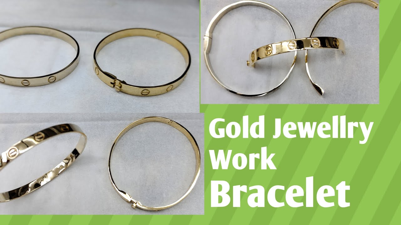 Latest Gold Bracelet Design Making || Jewellery Making || Learn How To ...