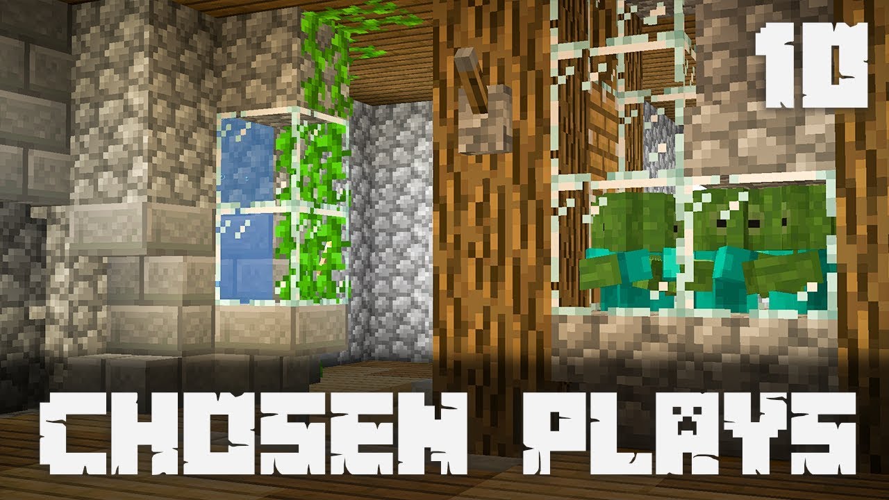 Chosen Plays Minecraft 1.14 Ep. 10 Mob Spawner House Build - YouTube