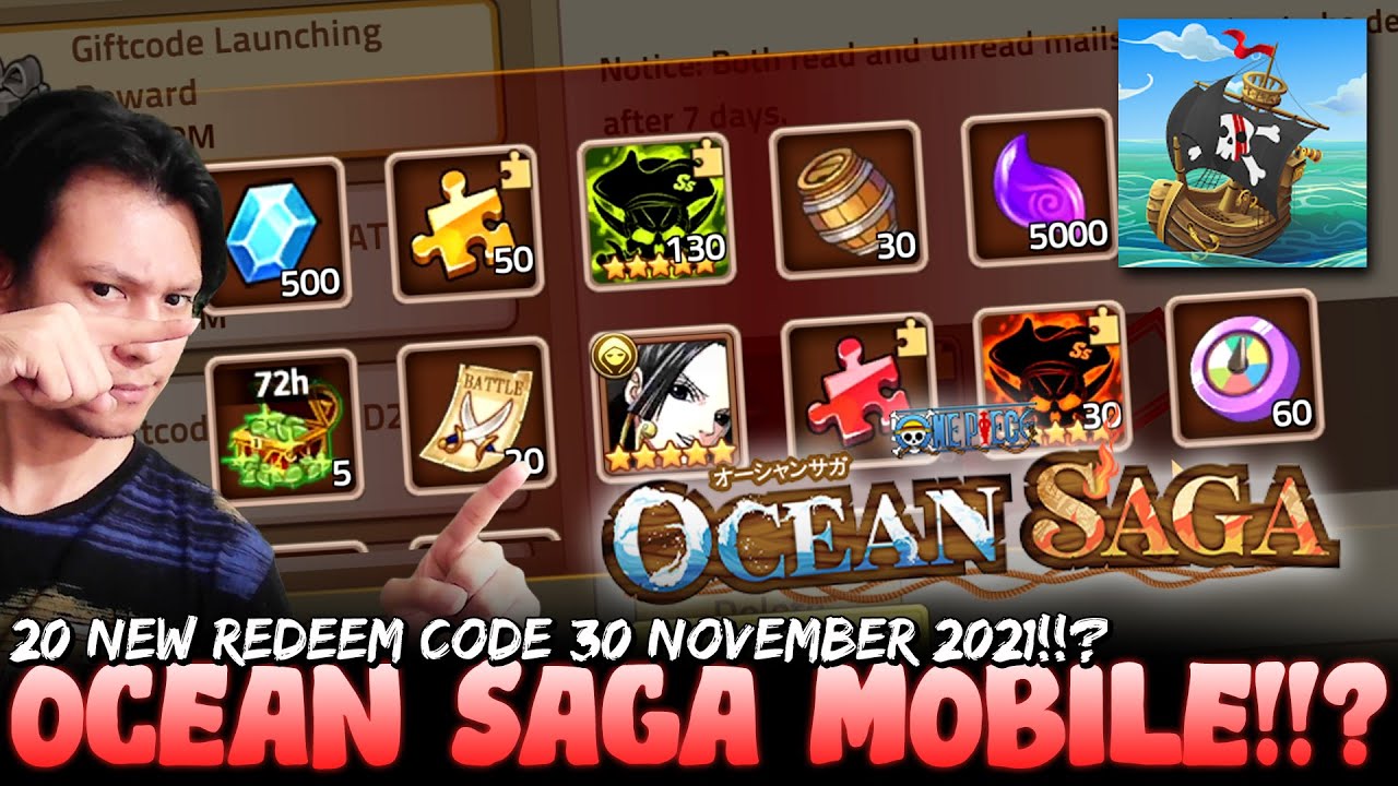 Gameplay Ocean Saga Mobile!!? 20 New Redeem Code 30 November 2021 ...