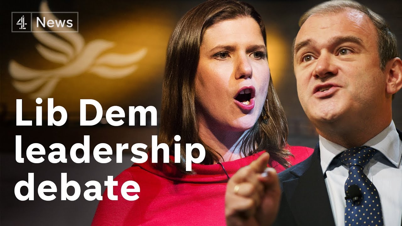 Lib Dems battle to lead party that wants to stop Brexit - YouTube
