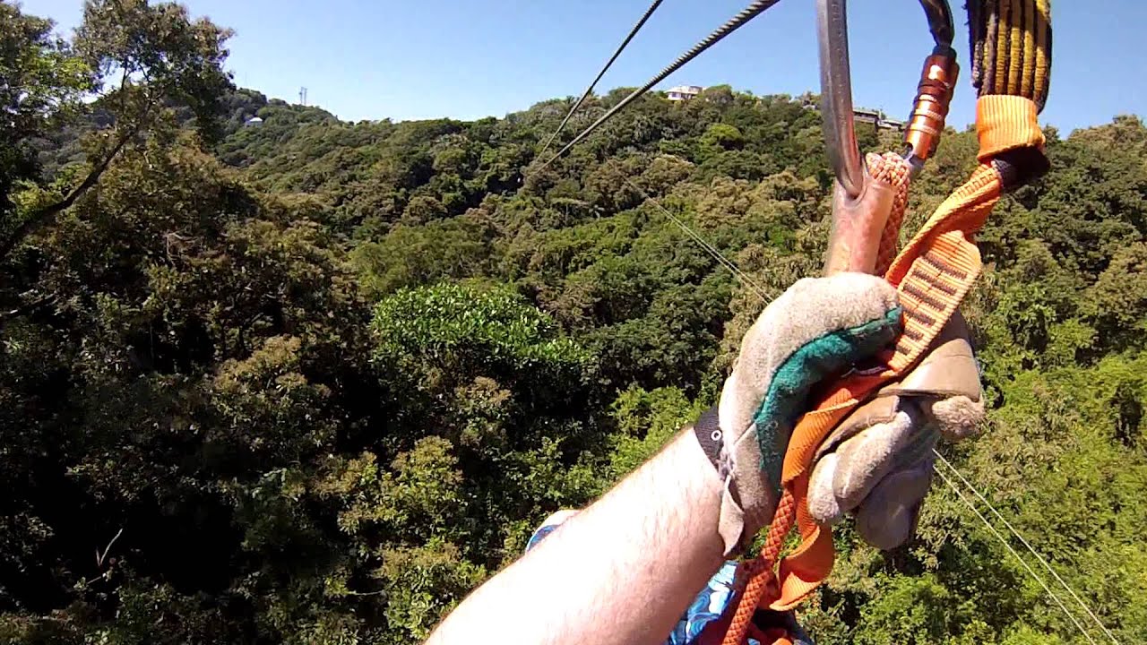 Zip Lining in Roatan, Honduras. - YouTube