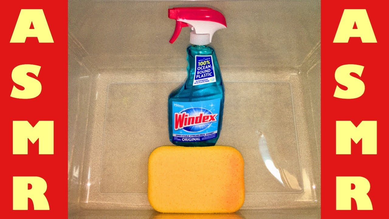 ASMR | Windex + HDX Sponge!! *SQUEAKY CLEAN* - YouTube